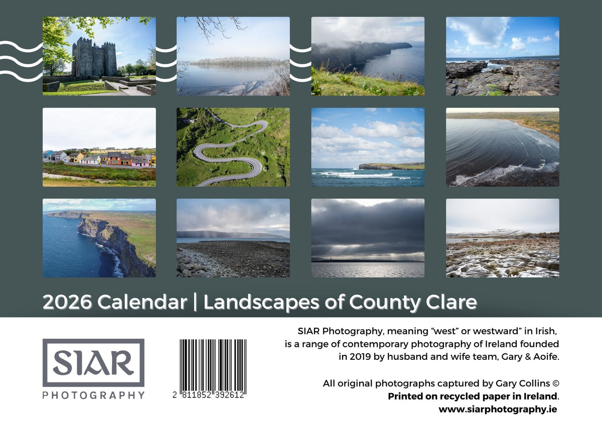 2026 County Clare Landscape Photography Wall Calendar | Stunning Irish ...